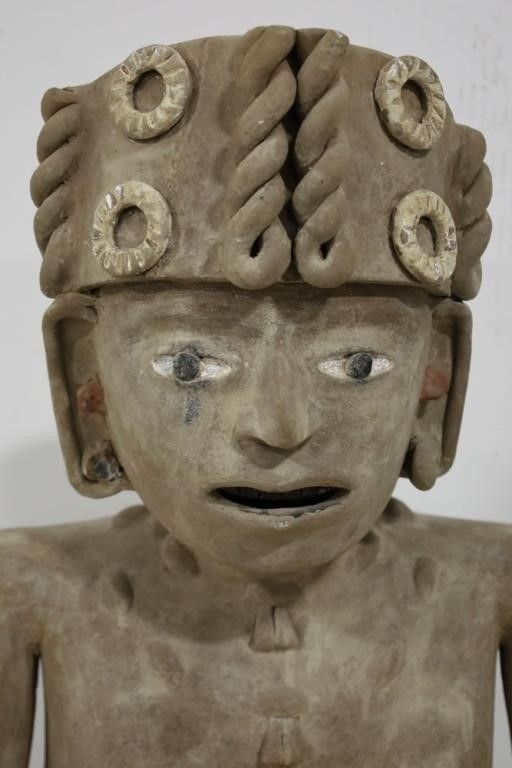 Brigido Lara | Brigido Lara Cihuateteo Aztec Terracotta Figure (1990 ...