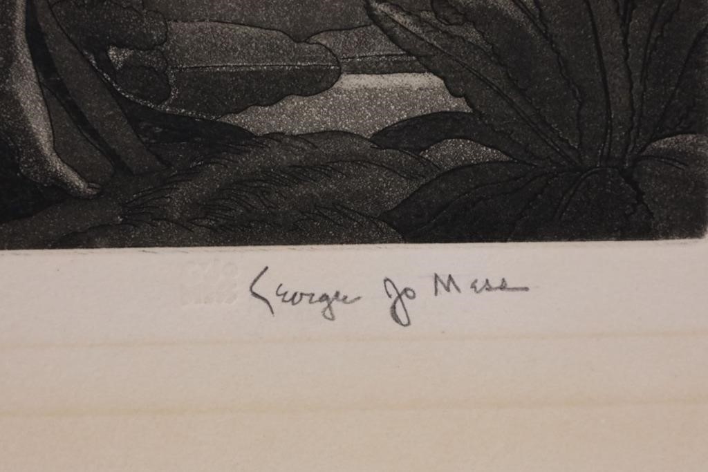 George Jo Mess | George Jo Mess Moonlight & Shadows Signed Etching ...