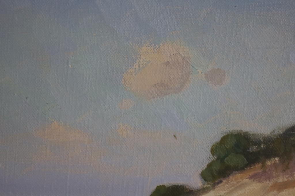 Frank V. Dudley | Frank Dudley Indiana Dunes Landscape Oil On Canvas ...