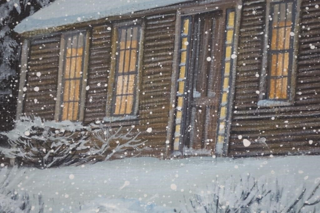 Ted Nichols | Ted Nichols Winter Night Oil On Canvas (1983) | MutualArt
