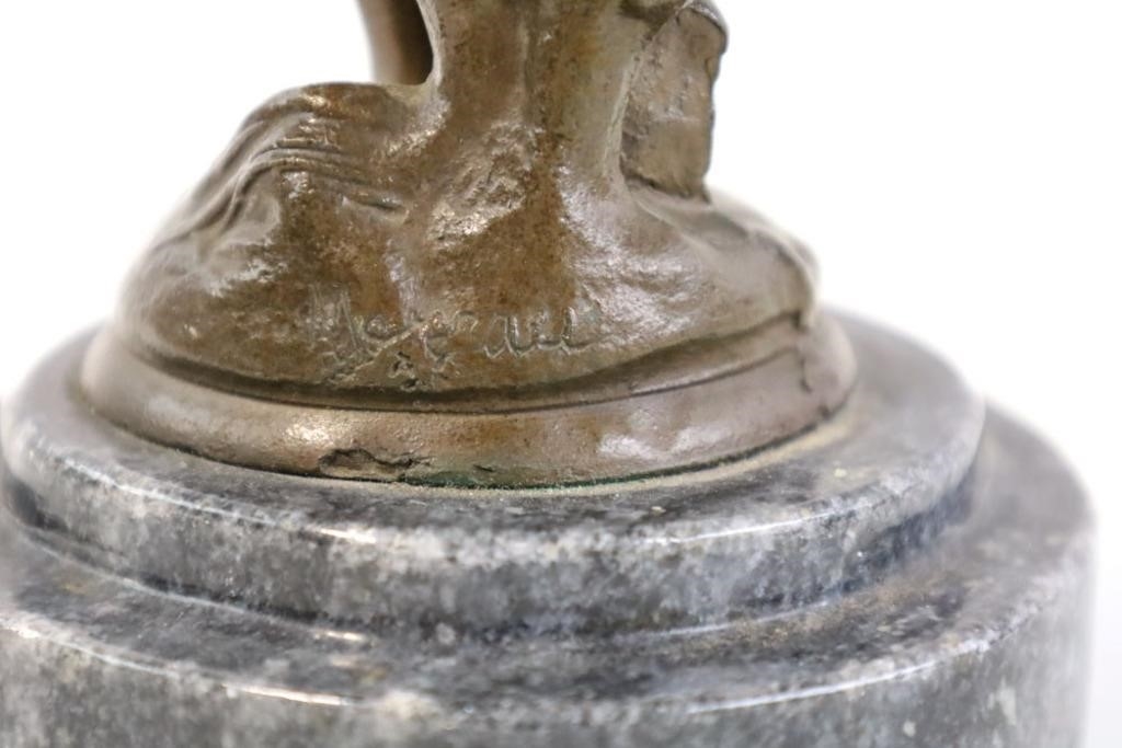 Louis Auguste Moreau | Auguste Moreau Elegance Bronze Sculpture | MutualArt