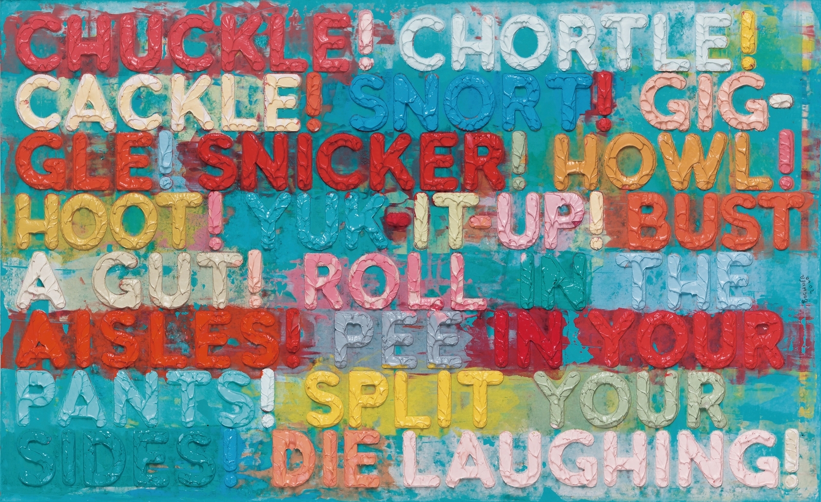 Mel Bochner | Chuckle (2020) | MutualArt