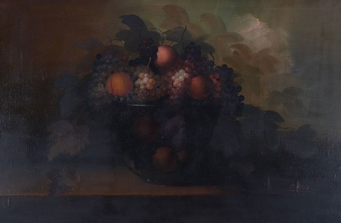 Matias Ruiz | Still Life with Fruit and Ivy | MutualArt