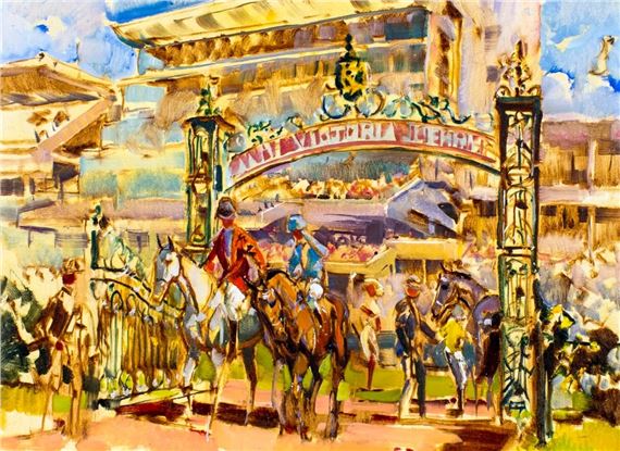 Peter Williams | Racing at Royal Victoria | MutualArt
