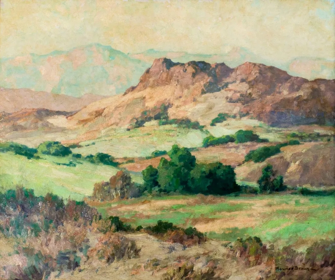Maurice Braun | San Diego landscape (probably Decker Canyon) | MutualArt
