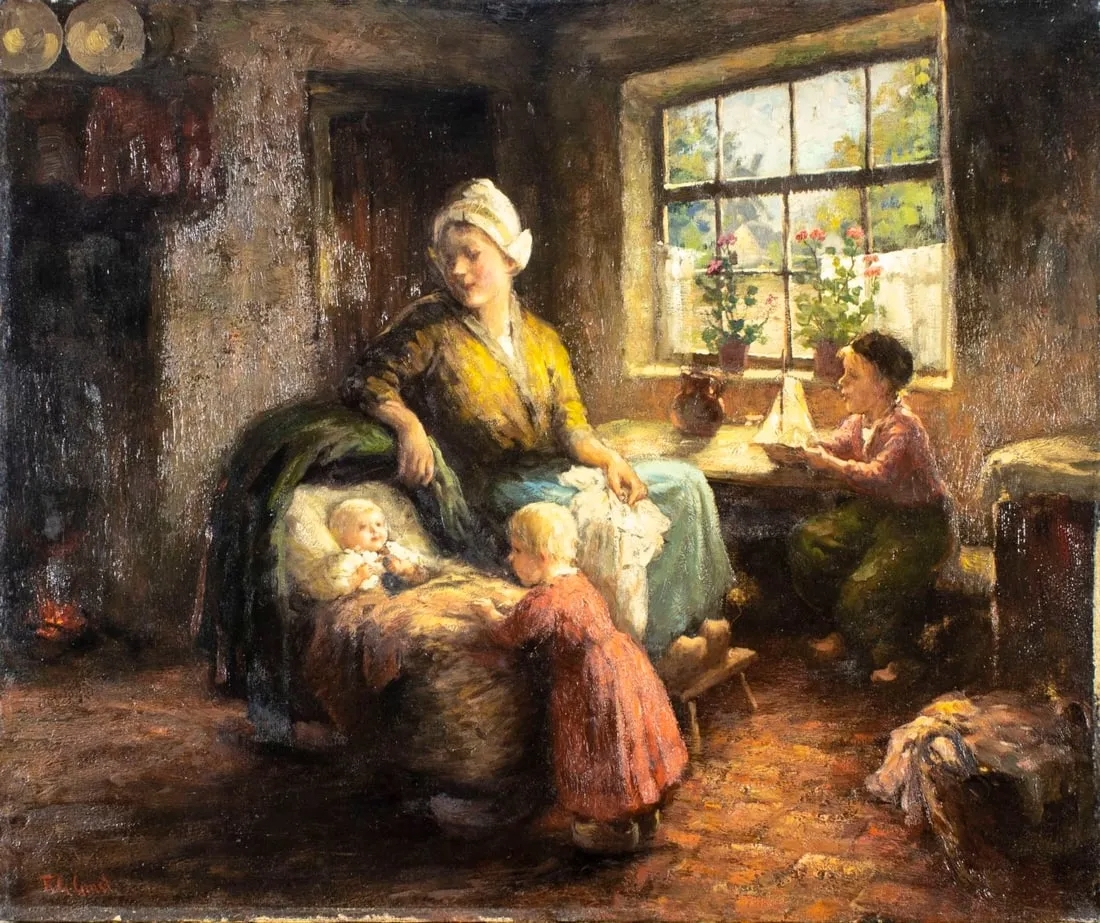 F.G. Grust | Mother and Children | MutualArt