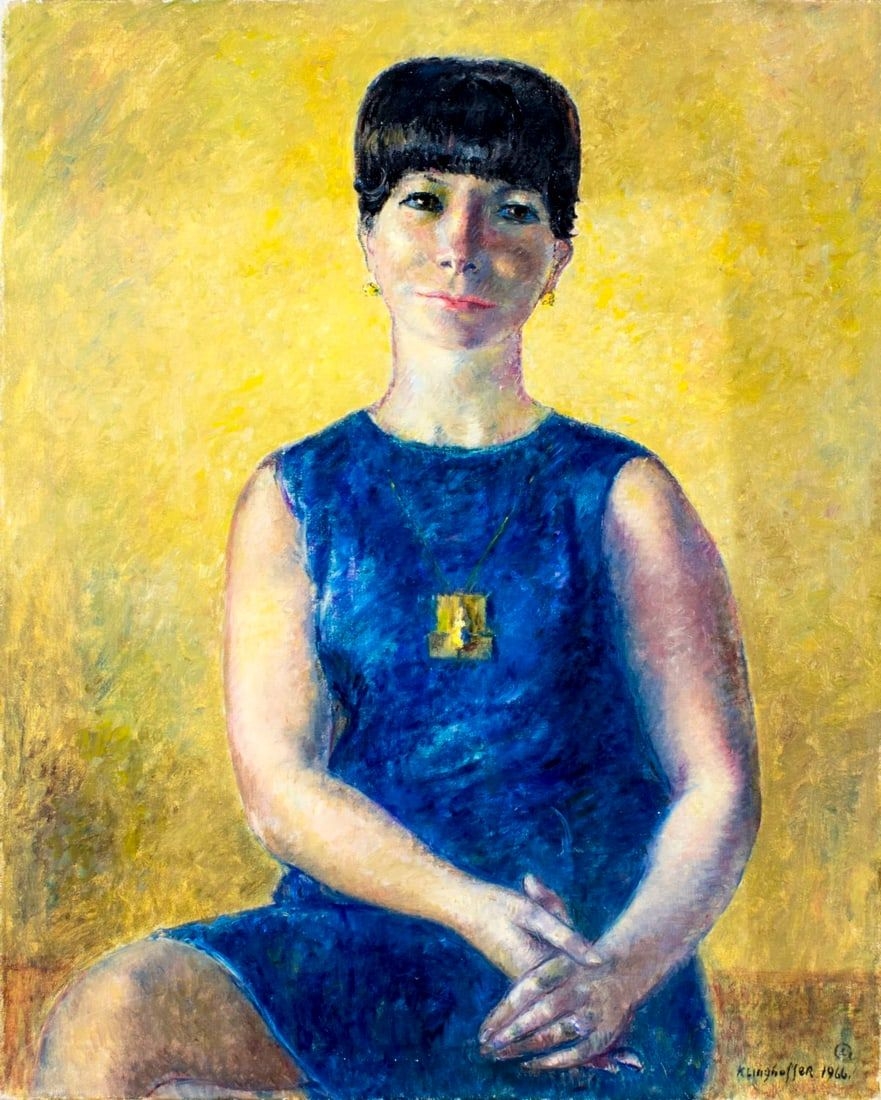 Clara Klinghoffer | Portrait of Mexican Woman (1966) | MutualArt