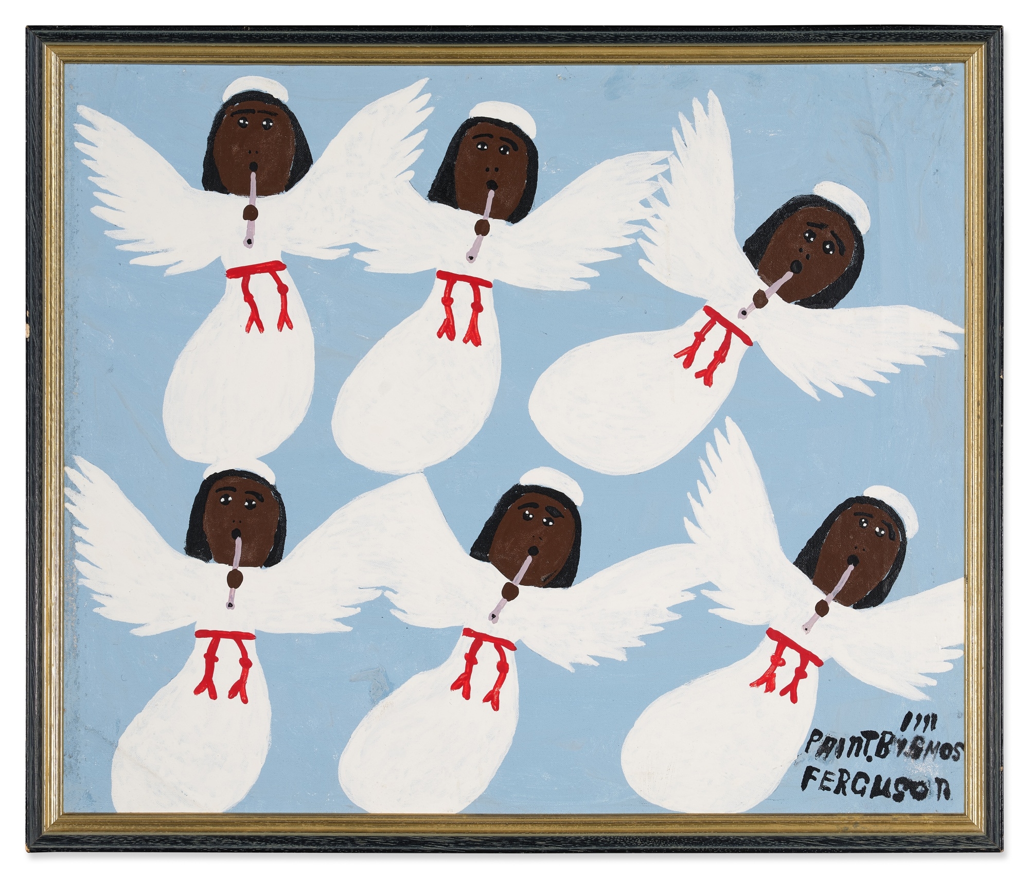 Amos Ferguson | Singing Angels (1997) | MutualArt