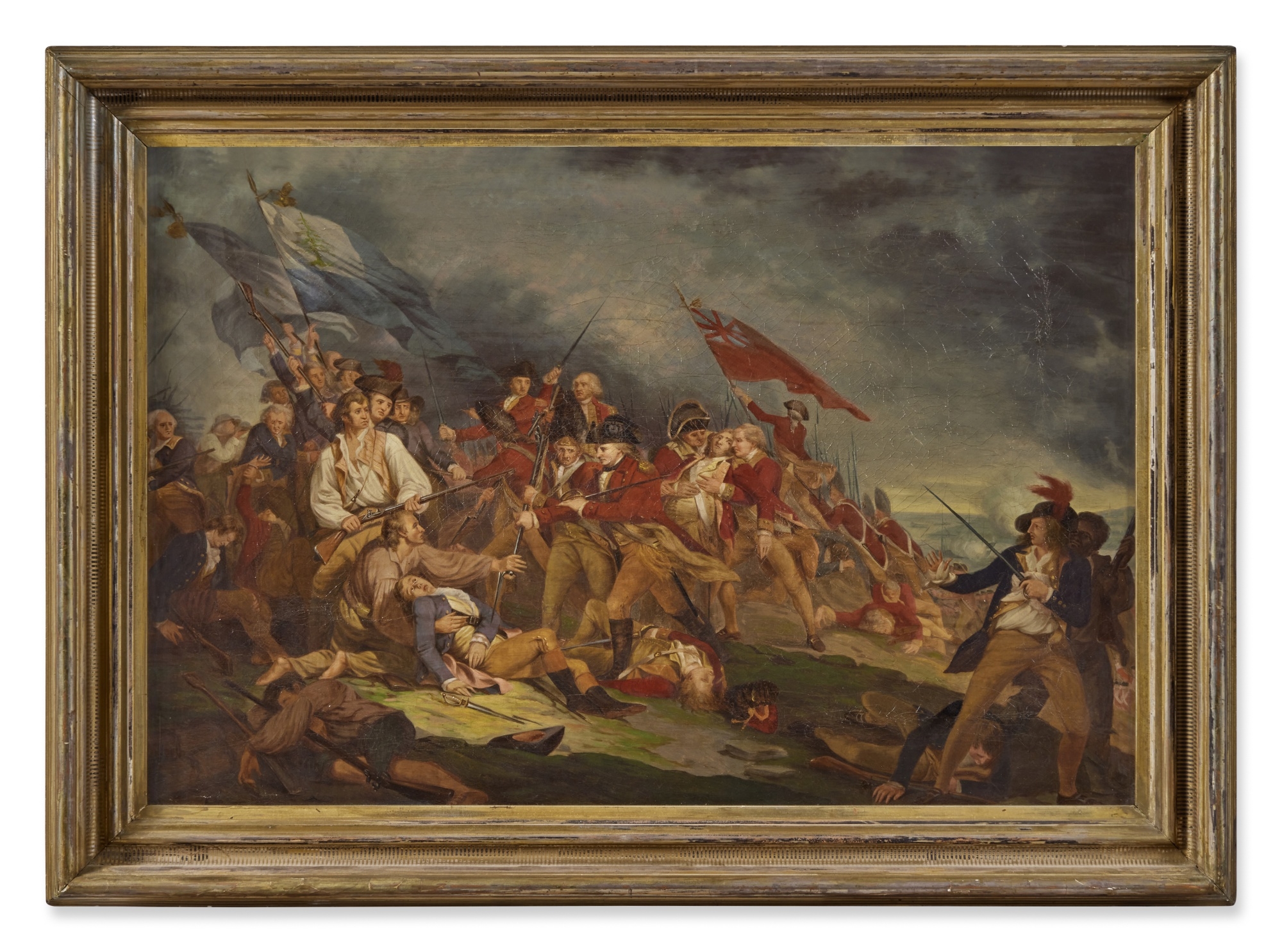 John Trumbull | The Death of General Warren at the Battle of Bunker ...