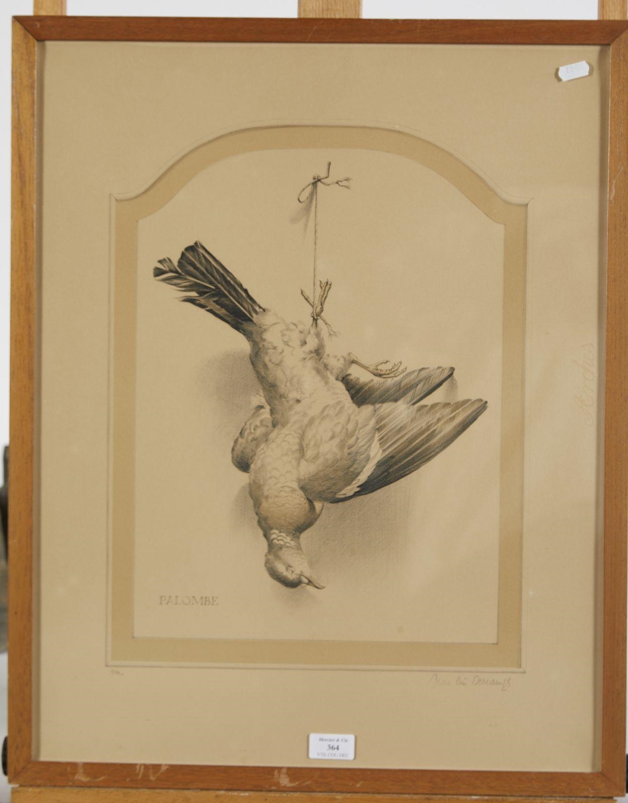 Jean Lin Descamps | Gravure Palombe Jean-Lin Descamps | MutualArt
