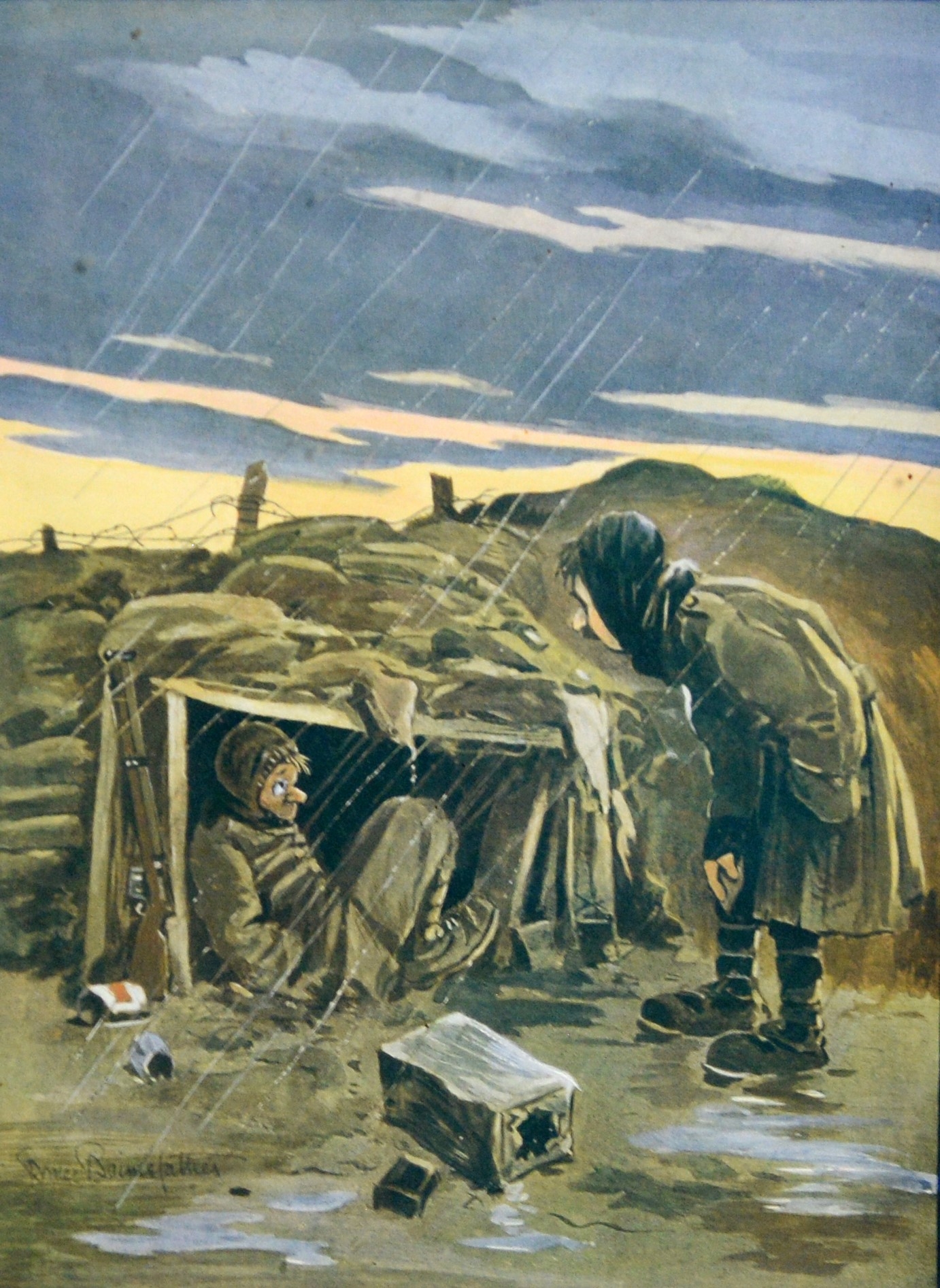 Bruce Bairnsfather | After Bruce Bairnsfather - Four Great War cartoons ...