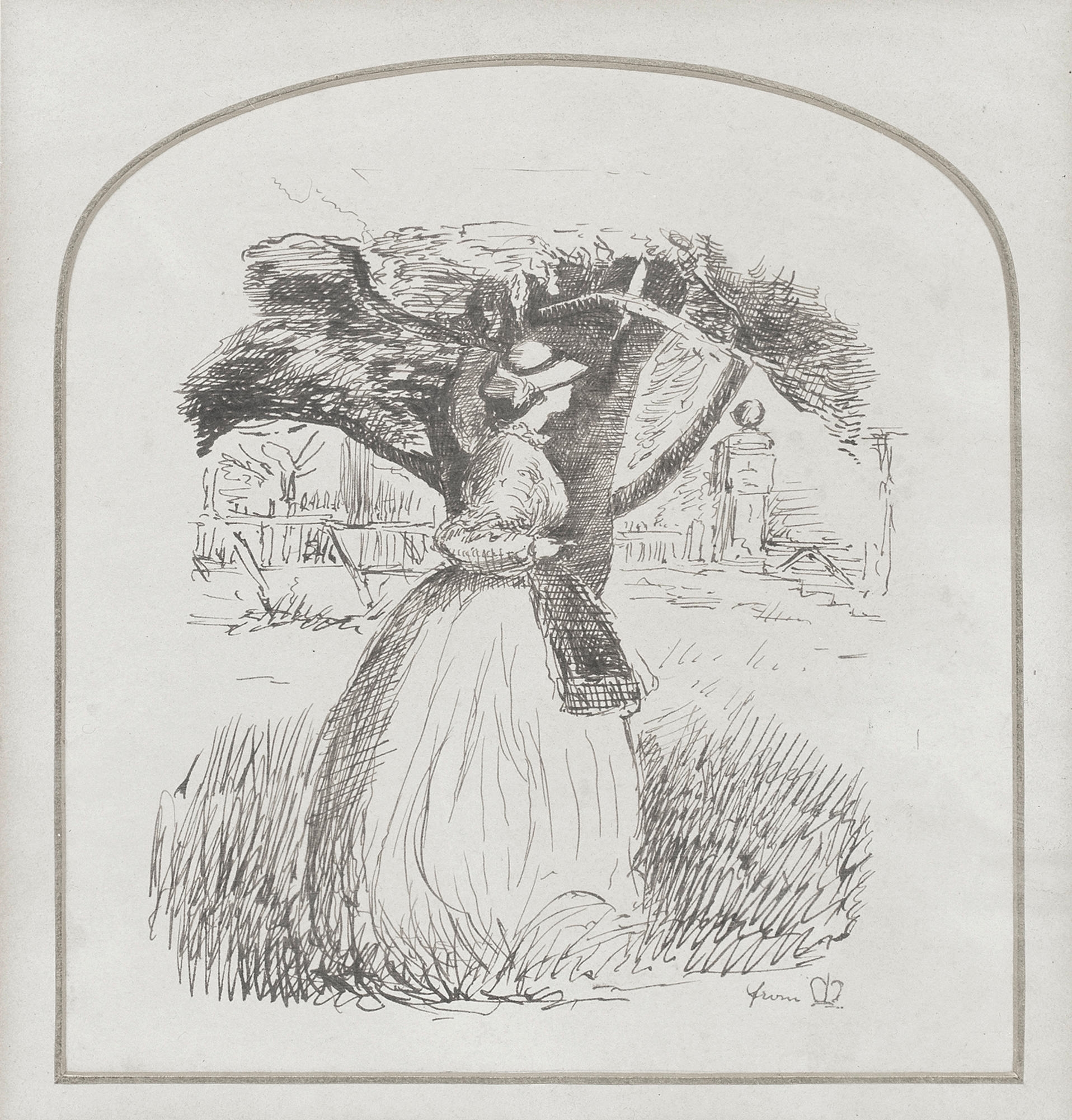 John Everett Millais | Original sketch for an illustration to Arthur J ...
