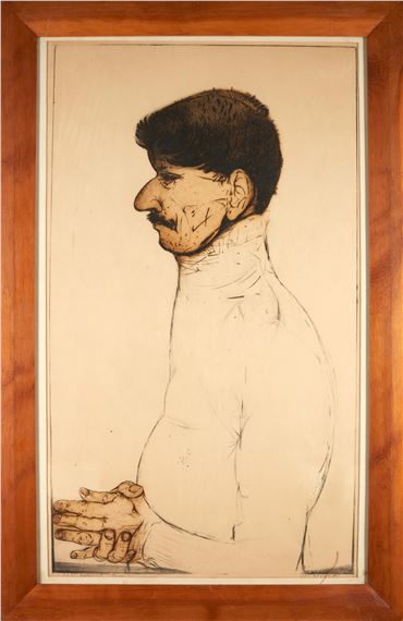 Mauricio Lasansky | Self-Portrait (1957) | MutualArt