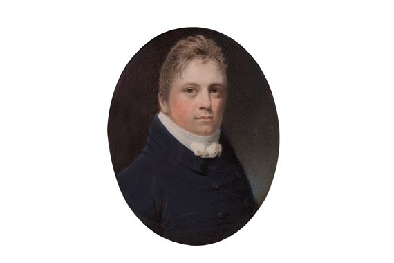 George Patten | Portrait of a young man (Circa 1825) | MutualArt