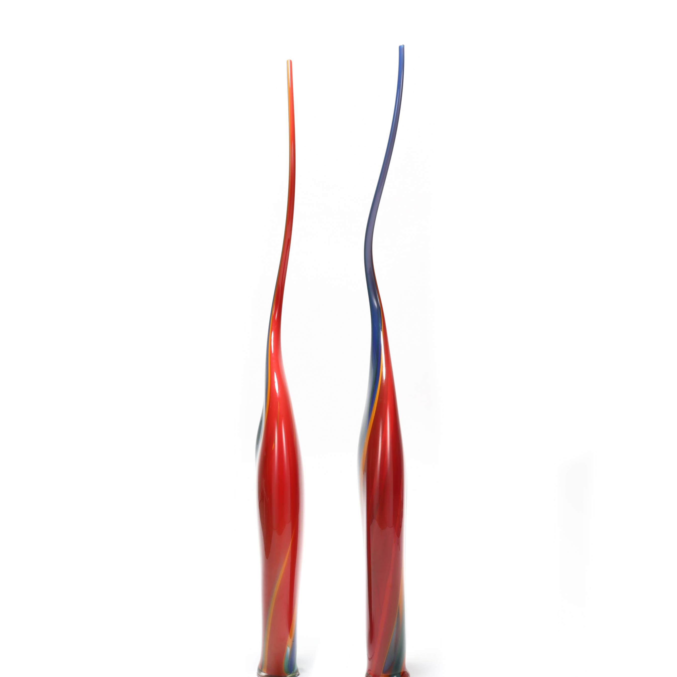 Jeremy Cline | Birds of Paradise Large Glass Sculpture | MutualArt