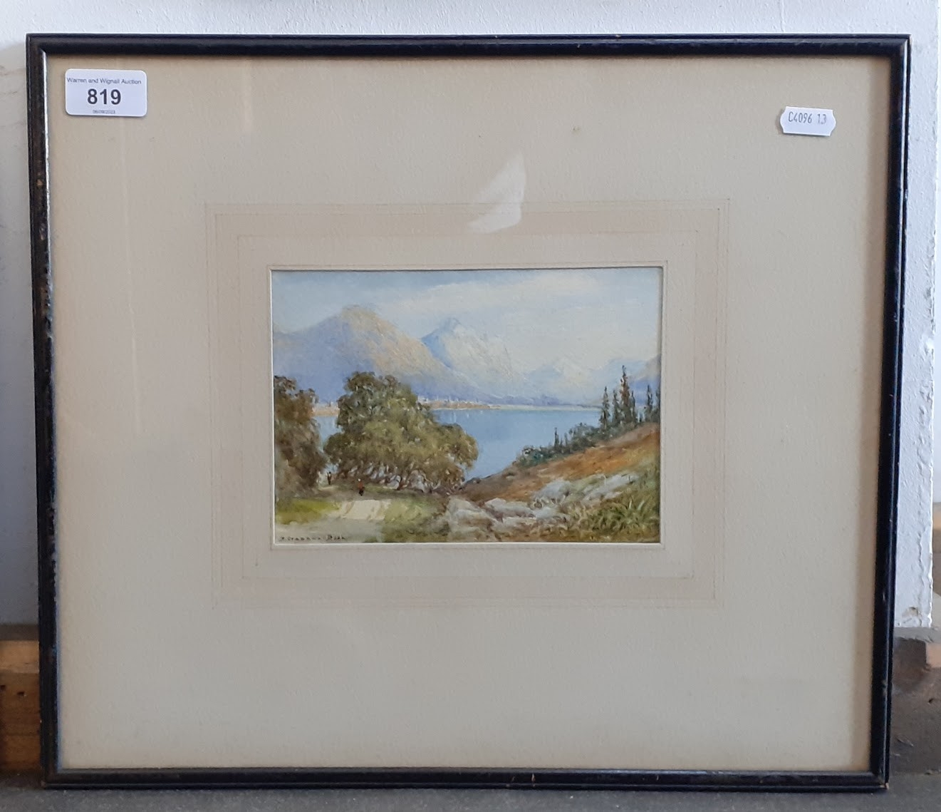 Robert Cresswell Boak | Lake Maggioie Sicily | MutualArt