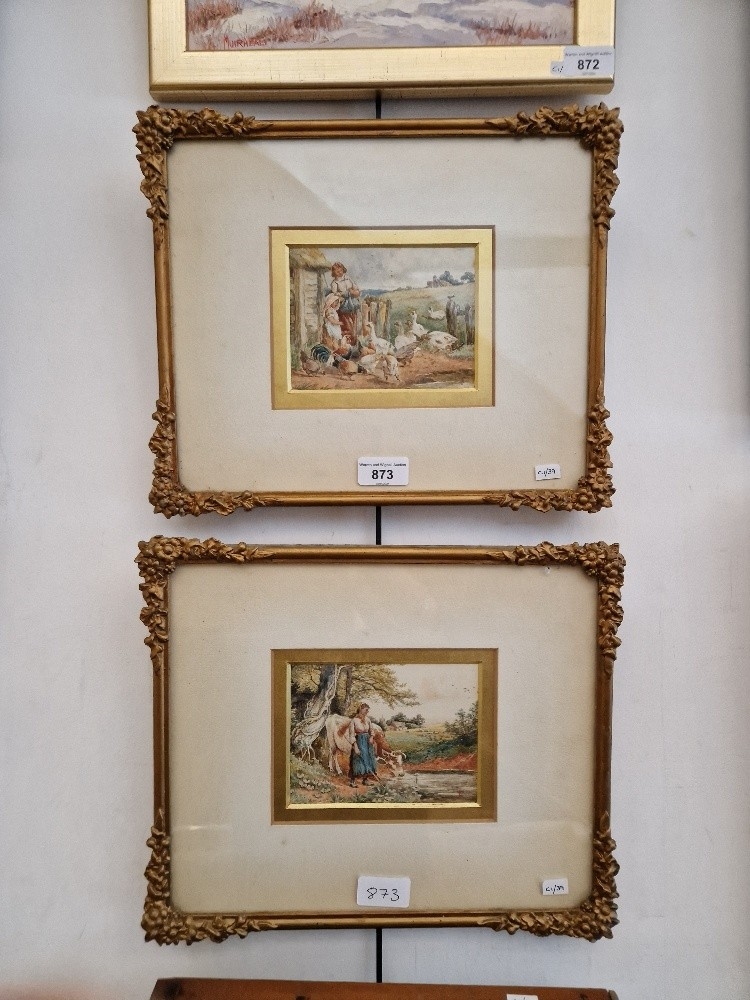 Myles Birket Foster | pair of watercolours | MutualArt