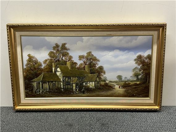 John Hooley | Cottage Scene (1991) | MutualArt