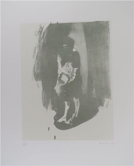 Siegfried Anzinger | Mutter mit Kind (1953) | MutualArt