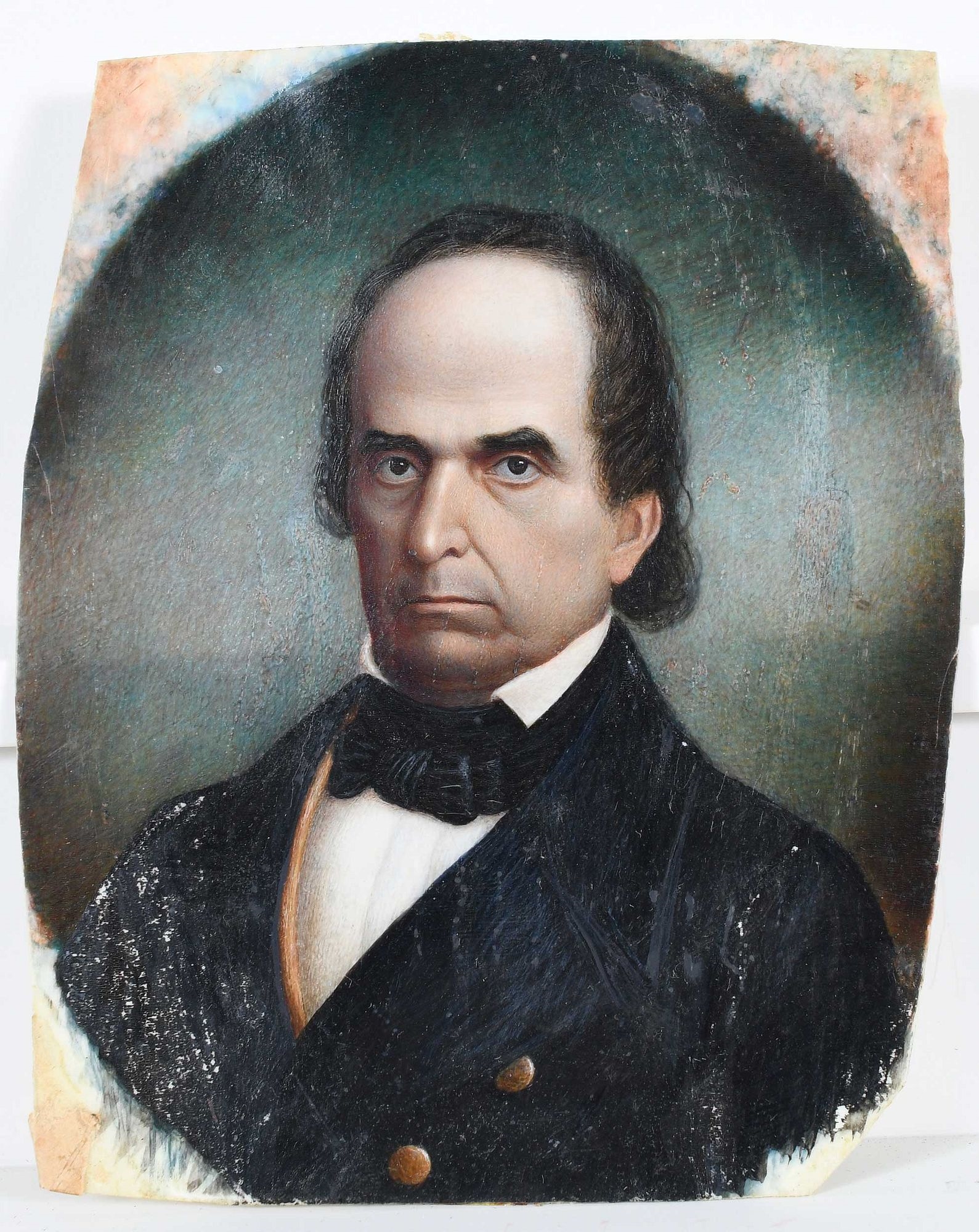 Daniel Wagner | Portrait Miniature of Daniel Webster (1852) | MutualArt