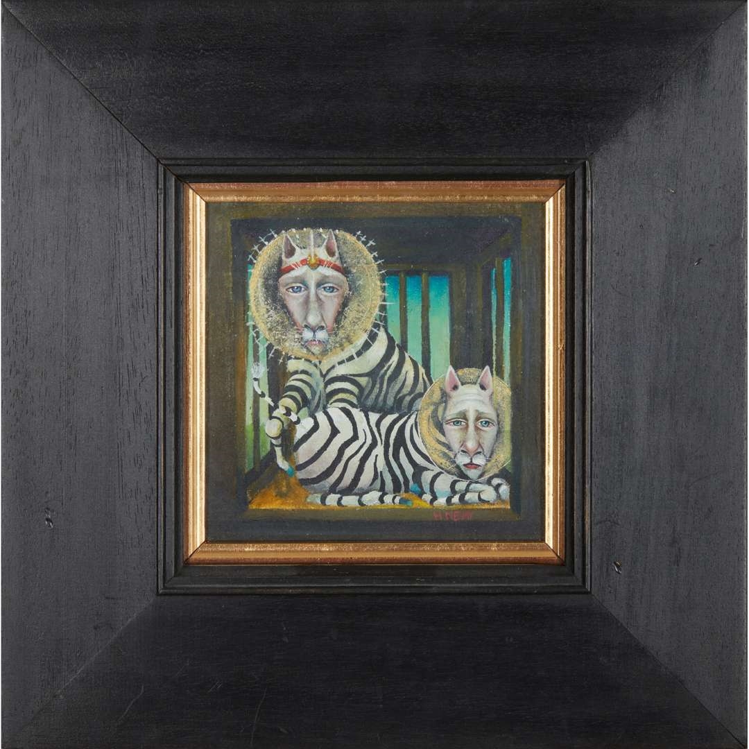 Heather Nevay | KING AND QUEEN OF THE ZEBRAS | MutualArt