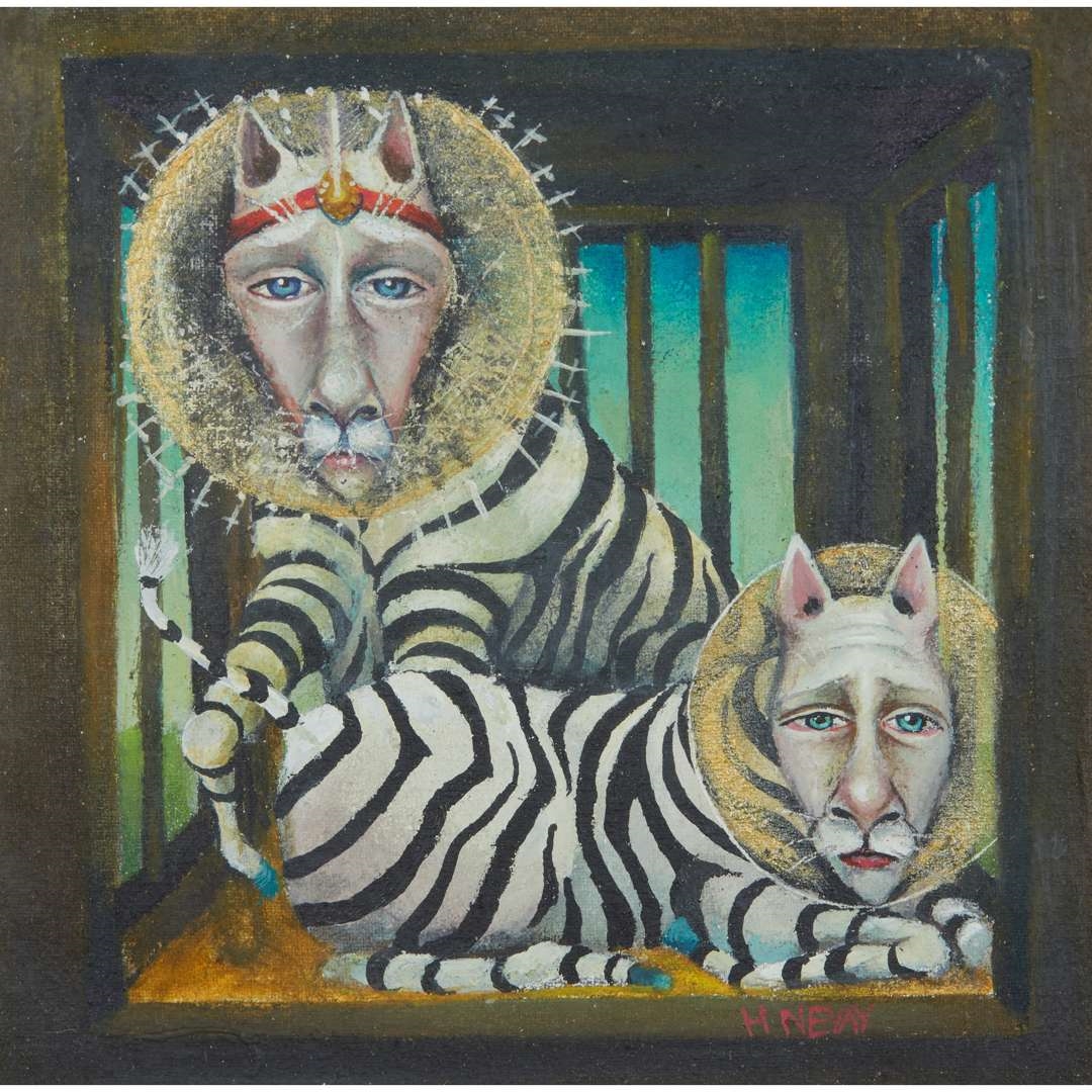Heather Nevay | KING AND QUEEN OF THE ZEBRAS | MutualArt
