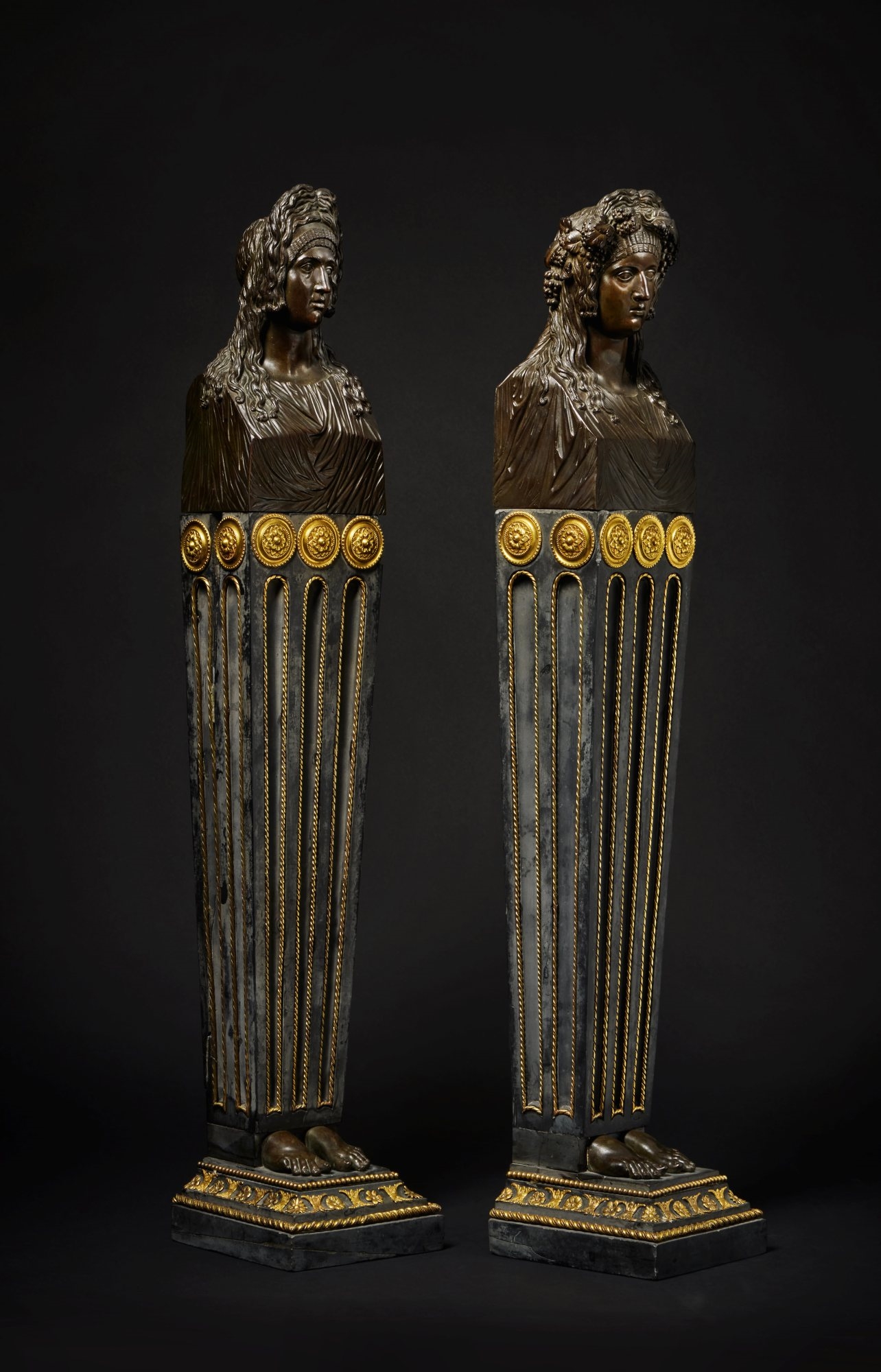 Francesco Righetti | Term Columns of Thalia and Melpomene (1788 ...