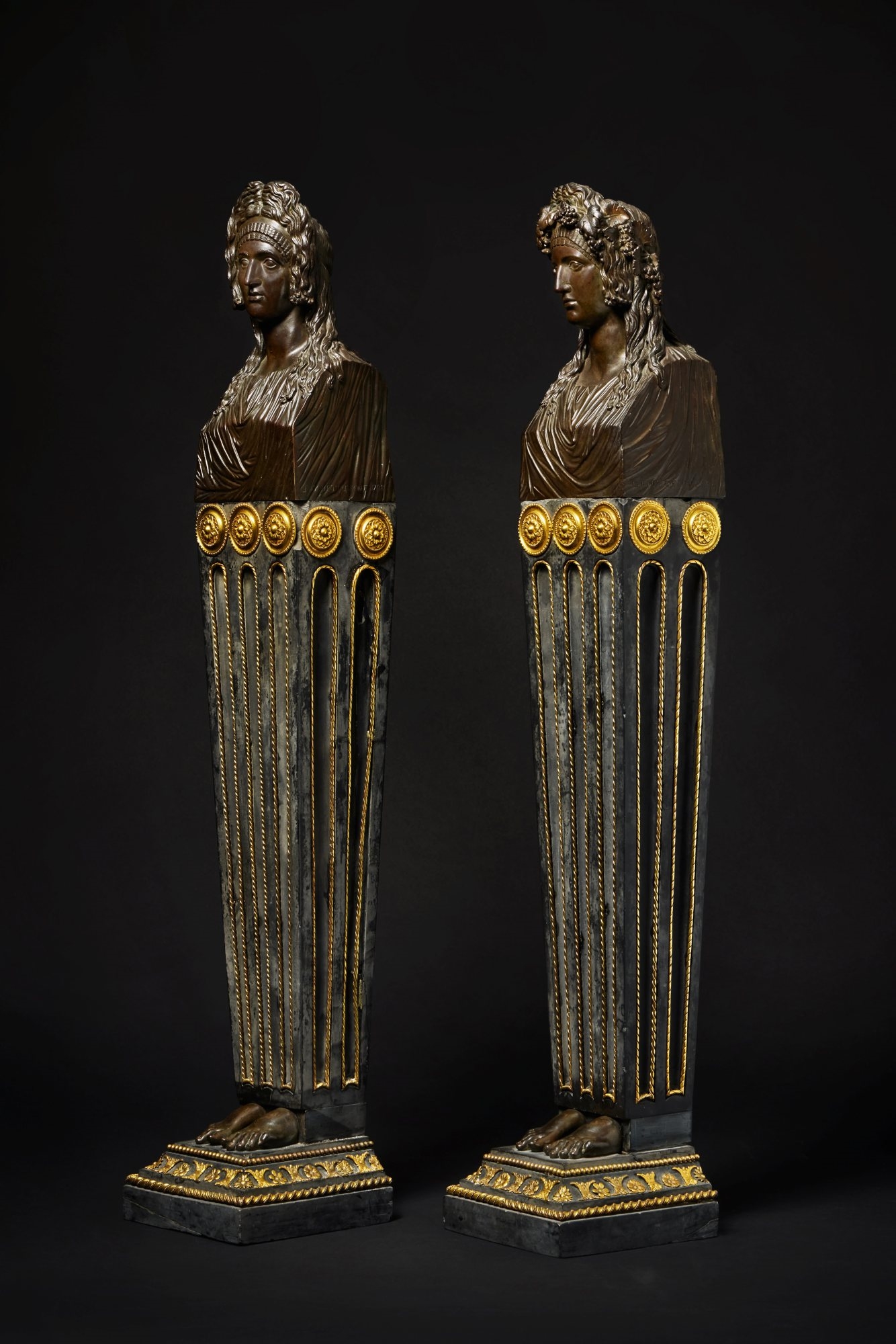 Francesco Righetti | Term Columns of Thalia and Melpomene (1788 ...