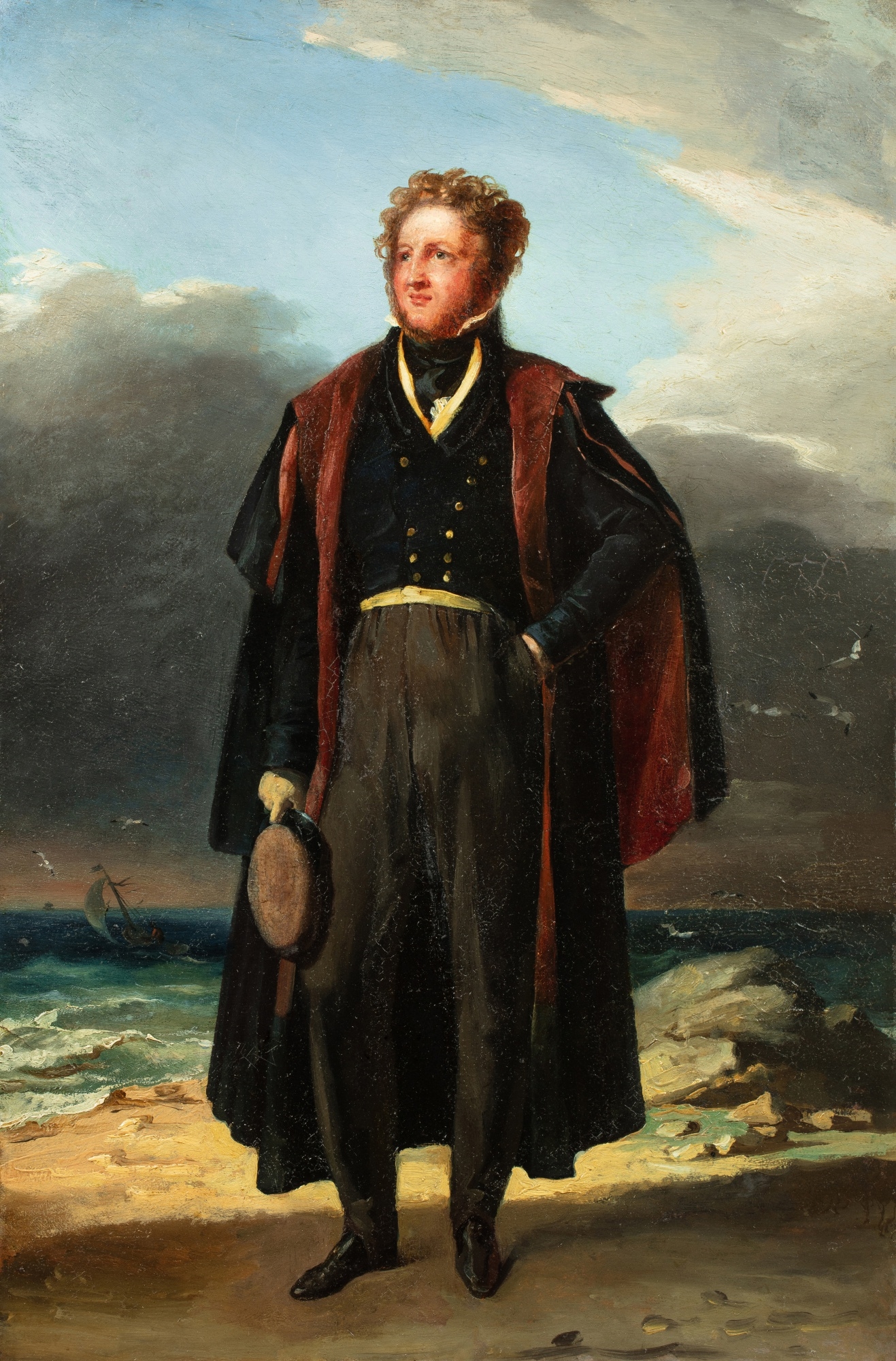 Jean Louis André Théodore Géricault | Portrait of Adam Elmore | MutualArt