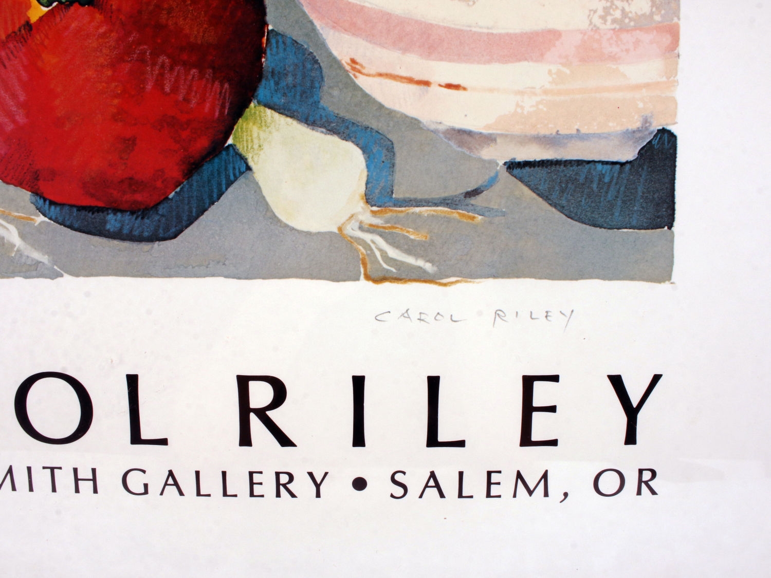 Carol Riley | CAROL RILEY SIGNED POSTER OF WATERCOLOR | MutualArt