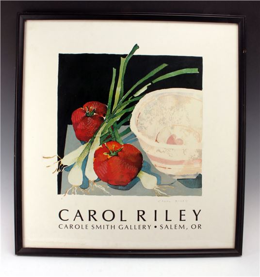 Carol Riley | CAROL RILEY SIGNED POSTER OF WATERCOLOR | MutualArt