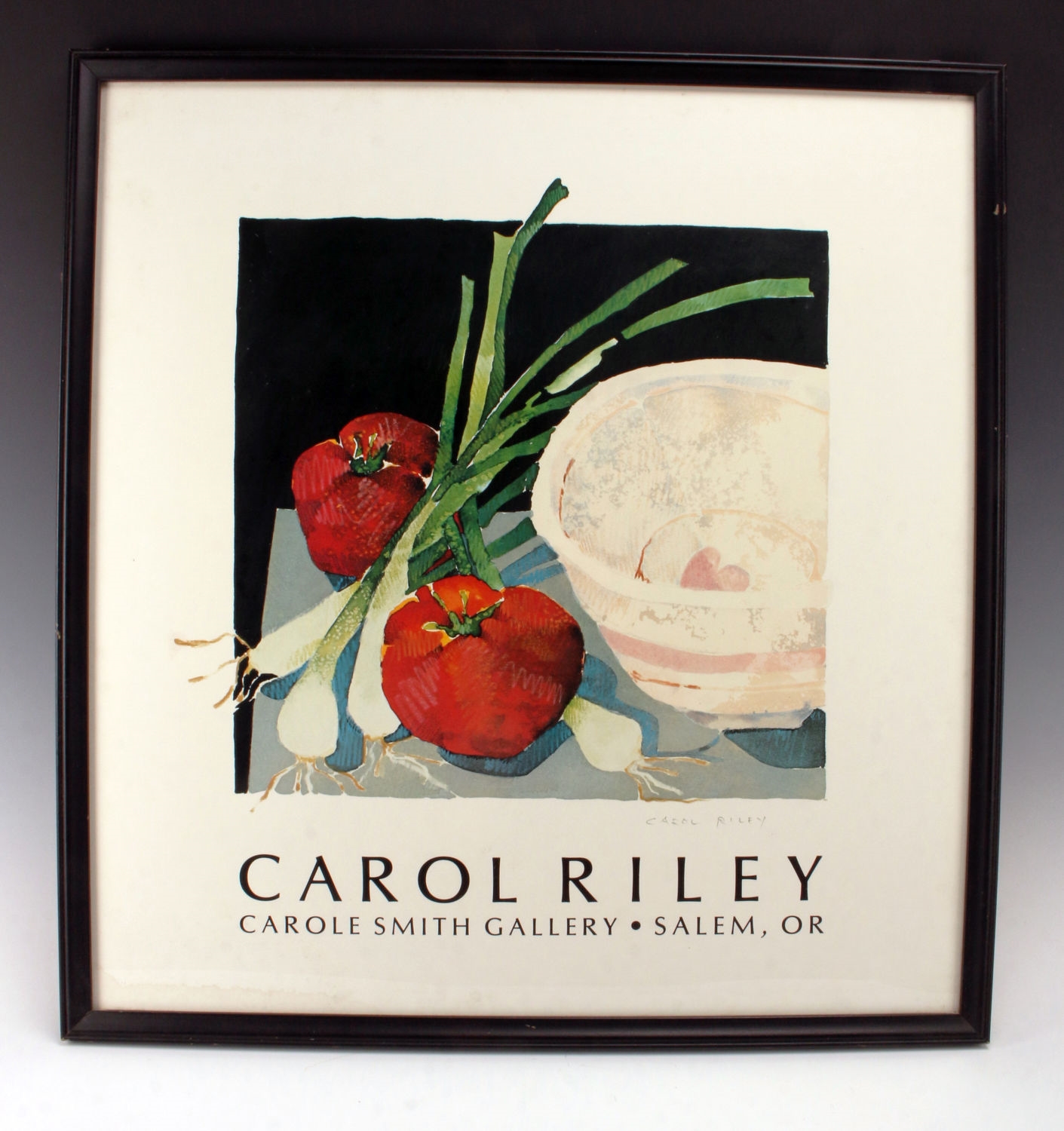 Carol Riley | CAROL RILEY SIGNED POSTER OF WATERCOLOR | MutualArt