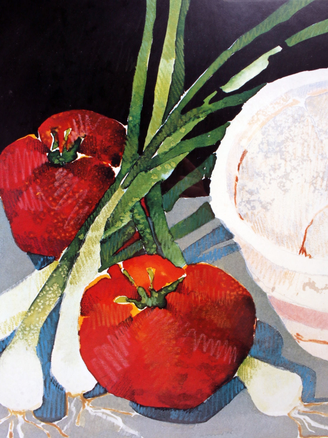 Carol Riley | CAROL RILEY SIGNED POSTER OF WATERCOLOR | MutualArt