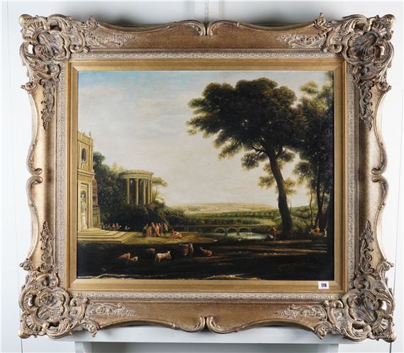 Claude Lorrain | The Father of Psyche Sacrificing at the Temple of ...