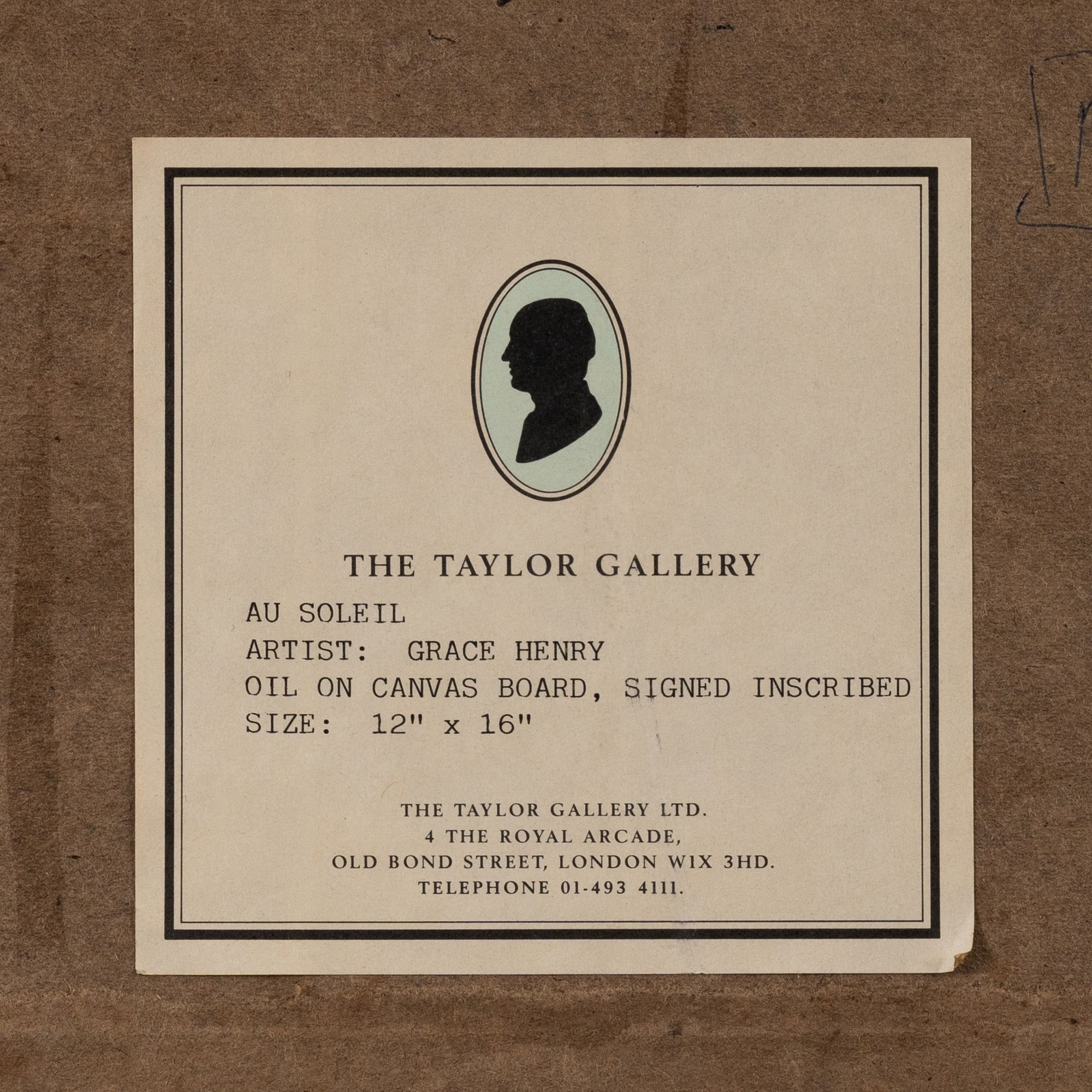 Grace Henry | Au Soleil | MutualArt