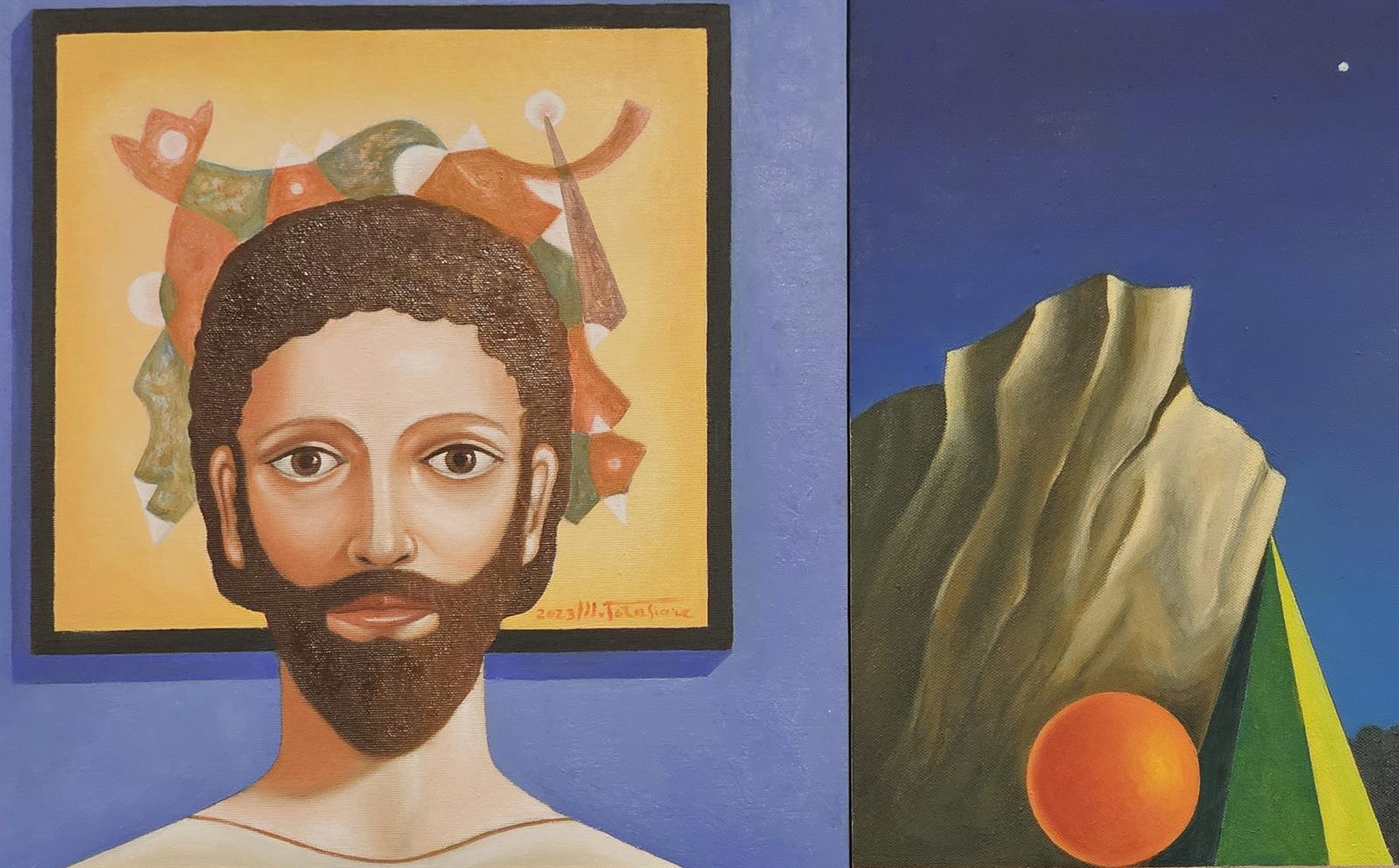 Mario Tatafiore | Dittico 2023 (2023) | MutualArt