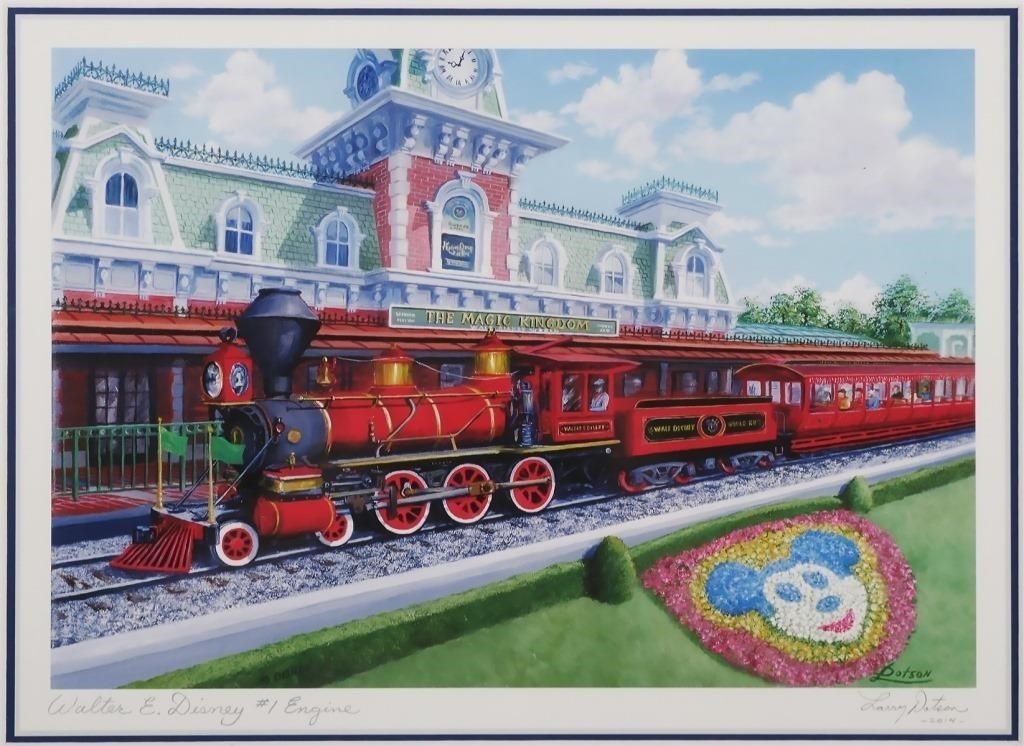 Larry Dotson | DISNEY MAGIC KINGDOM DOTSON SIGNED (2014) | MutualArt