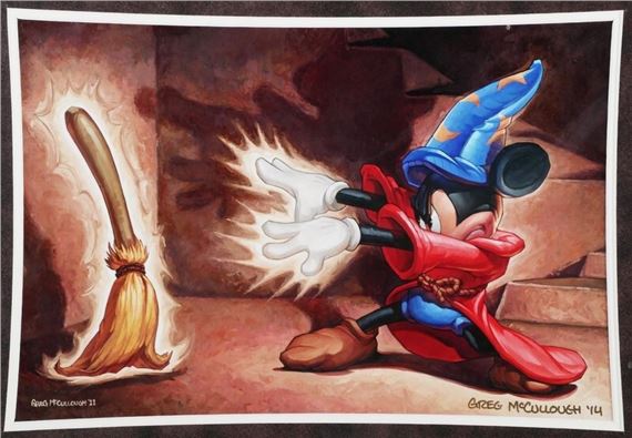 Greg Mccullough | DISNEY SORCERER GREG MCCULLOUGH SIGNED PHOTO | MutualArt
