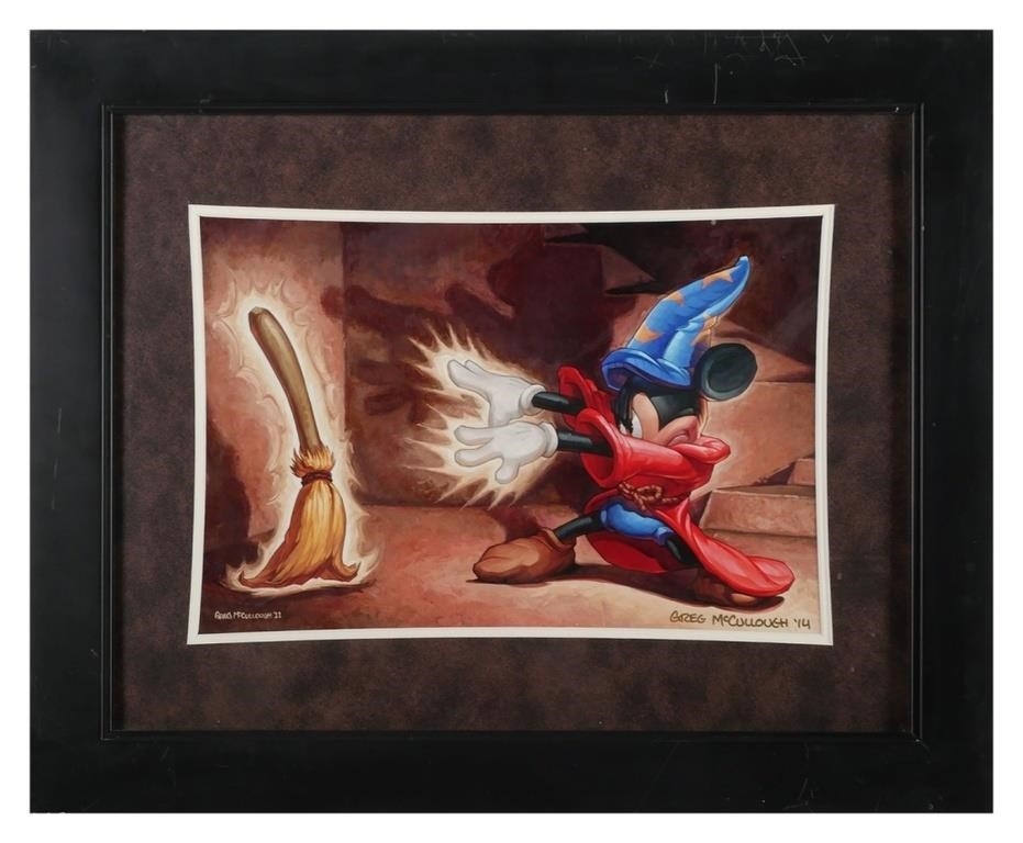 Greg Mccullough | DISNEY SORCERER GREG MCCULLOUGH SIGNED PHOTO | MutualArt