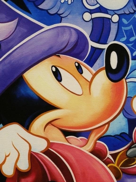 Tim Rogerson | DISNEY MICKEY CANVAS GICLEE SIGNED | MutualArt