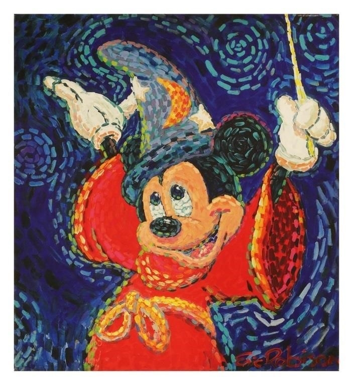 Eric Robison | DISNEY FANTASIA MICKEY CANVAS GICLEE PRINT | MutualArt