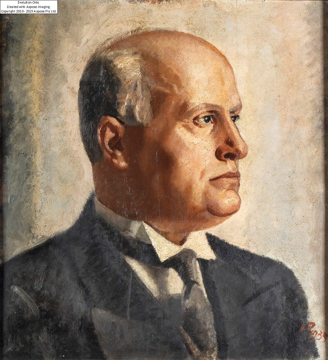 Leonetta Cecchi Pieraccini | Portrait of Benito Mussolini (1935 ...