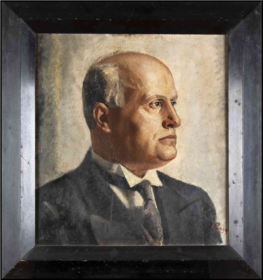 Leonetta Cecchi Pieraccini | Portrait of Benito Mussolini (1935 ...