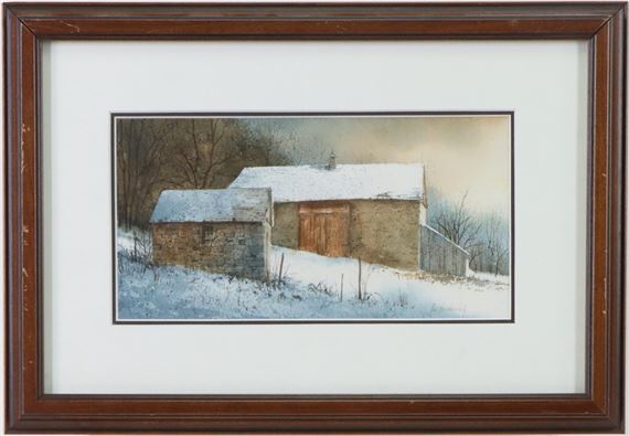 Ray Hendershot | Snowy winter landscape | MutualArt