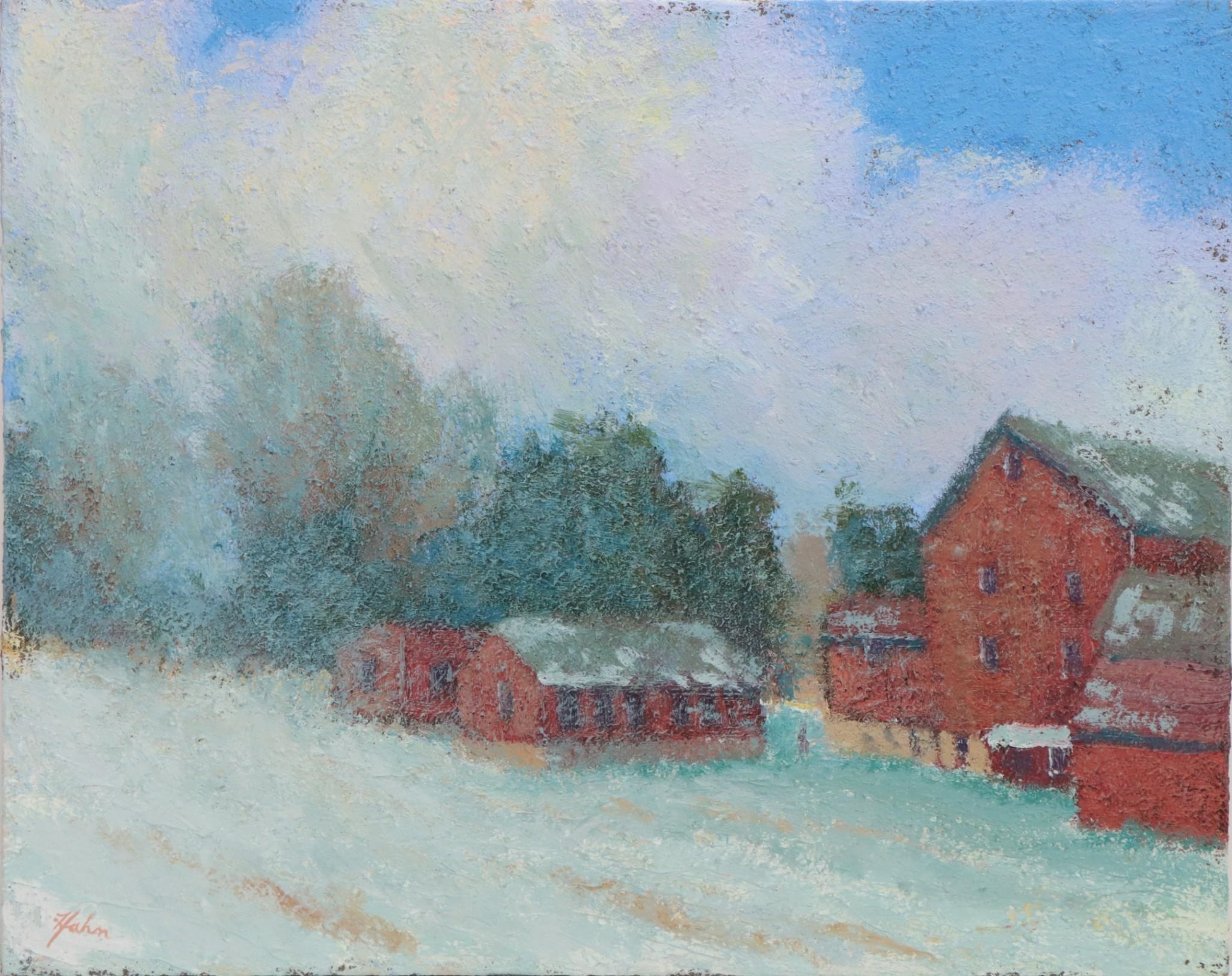 David Hahn | Snowy winter landscape | MutualArt