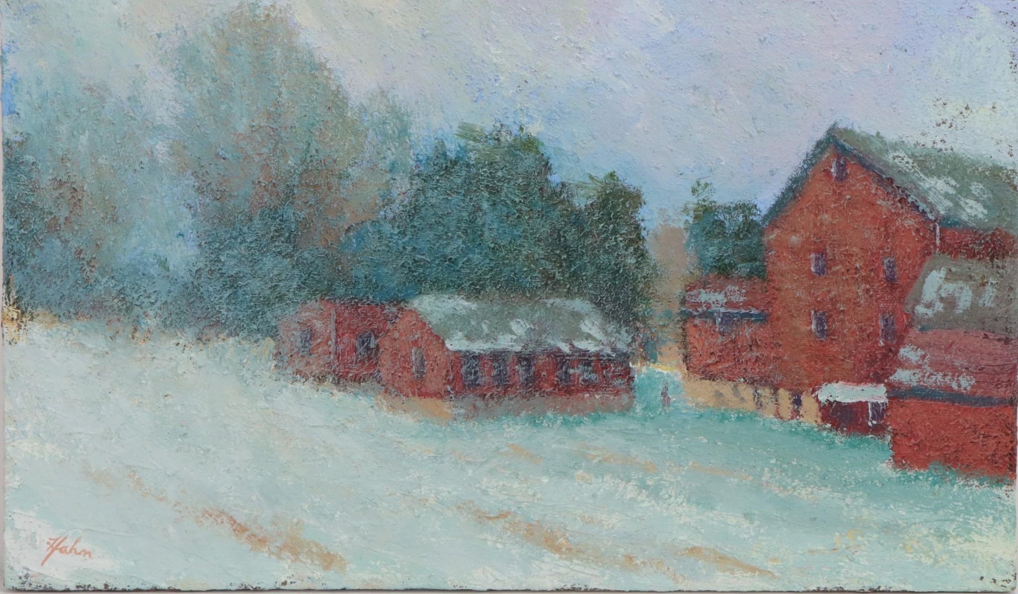 David Hahn | Snowy winter landscape | MutualArt