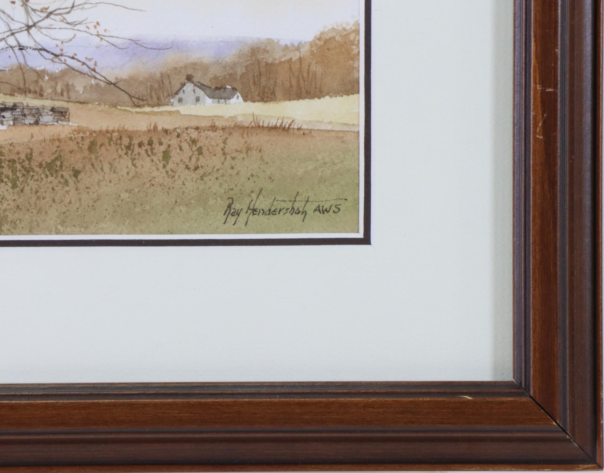 Ray Hendershot | Stone bank barn | MutualArt