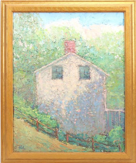 David Hahn | Impressionist view of a home | MutualArt