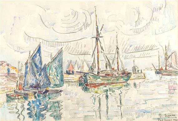 Paul Signac | Bretagne, Port Louis (2021) | MutualArt