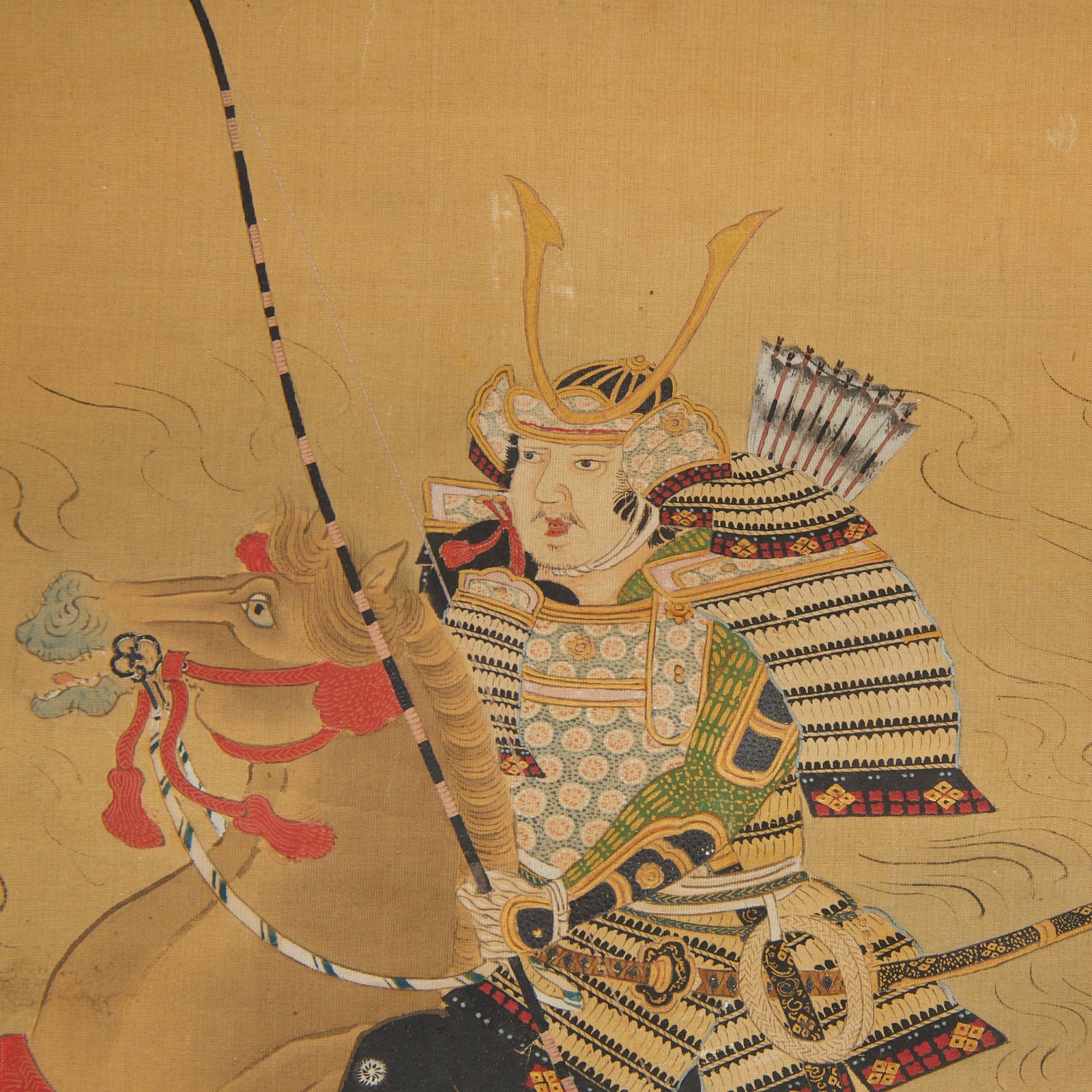 Kano Chikanobu | Chikanobu Edo Scroll Painting of Samurai | MutualArt